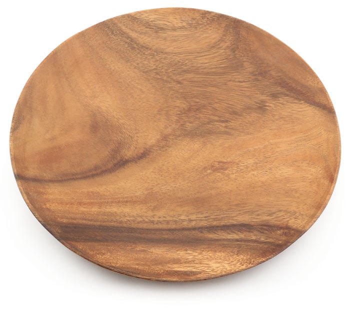 PLATE SATIN 1"X12"X12" ROUND